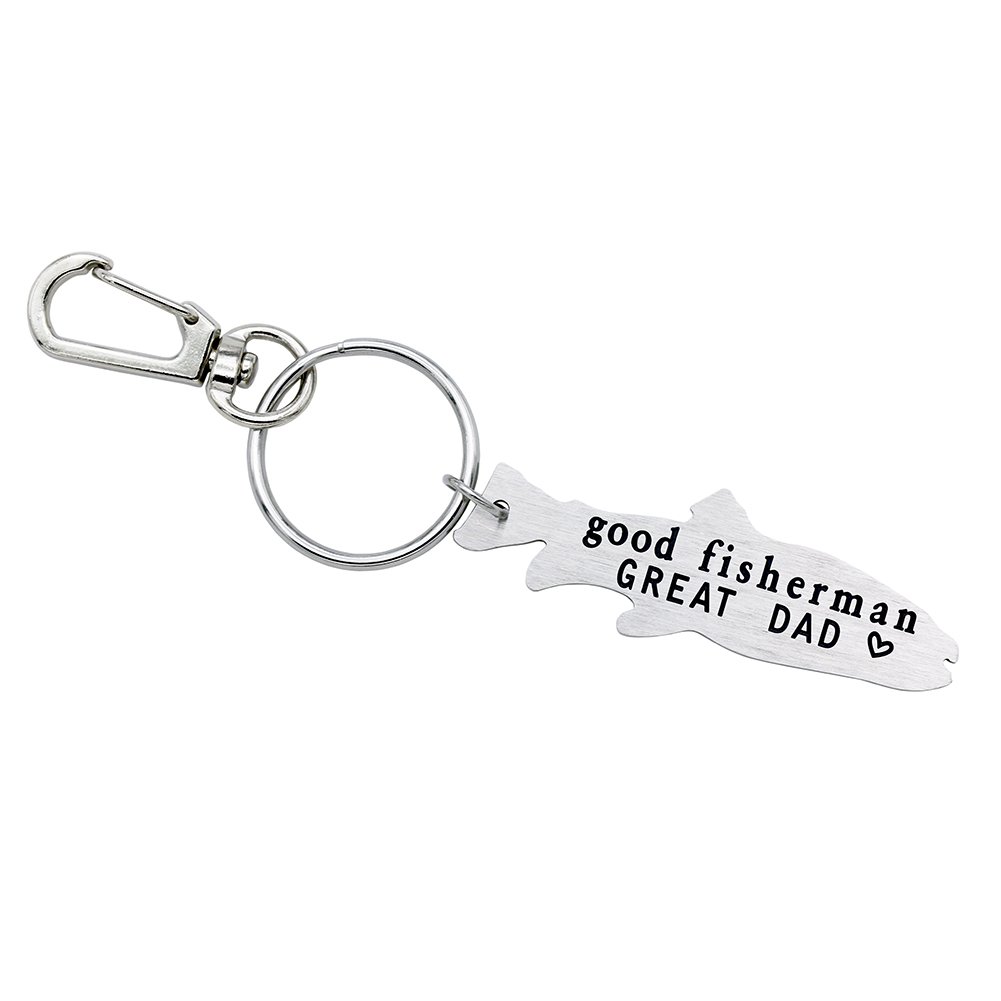 Melix Home Good Fisherman Great DAD Key Chain Gift for Dad from ...