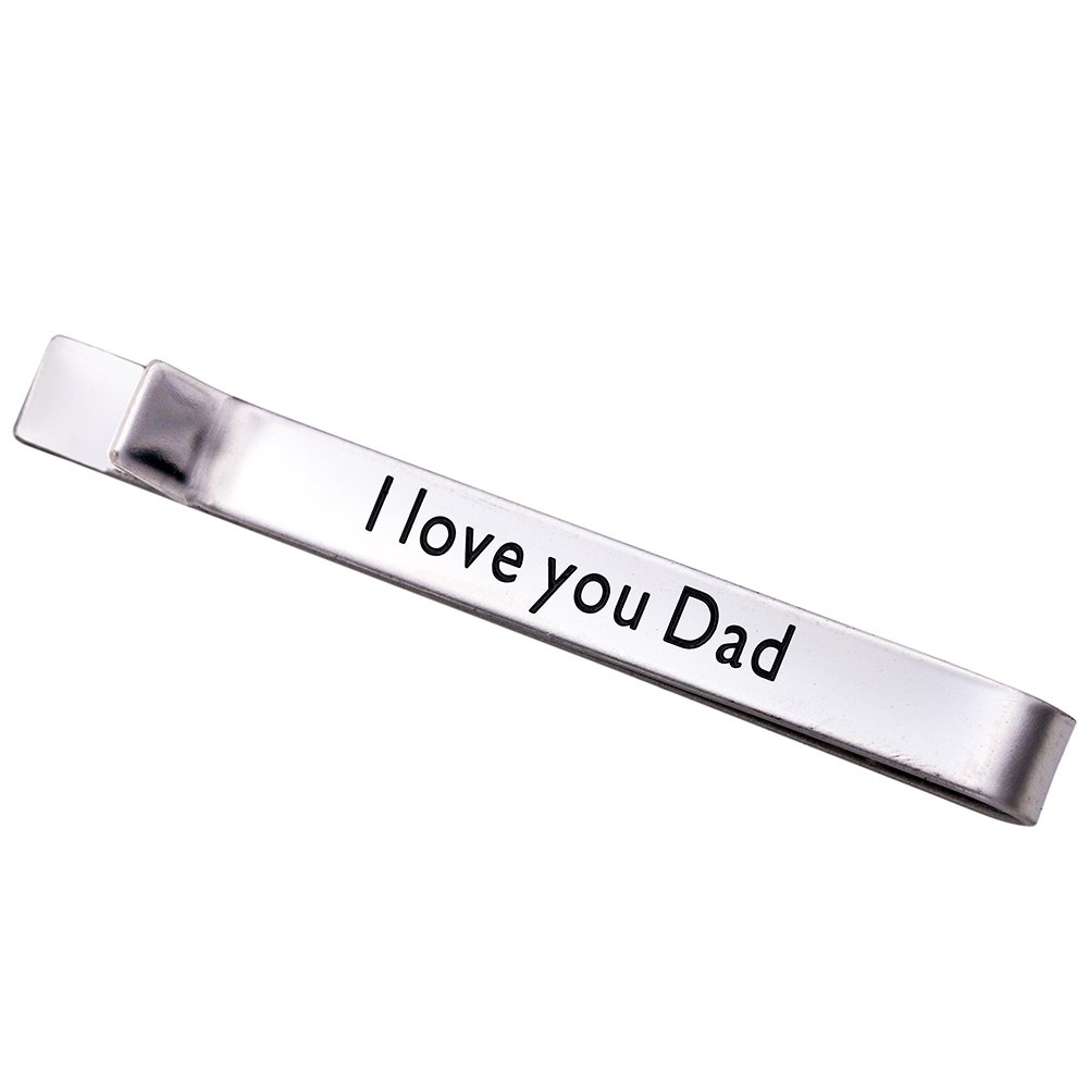 Melix Beautiful Dad Tie Clip, Personalized Tie Clips for Men, for Daddy ...