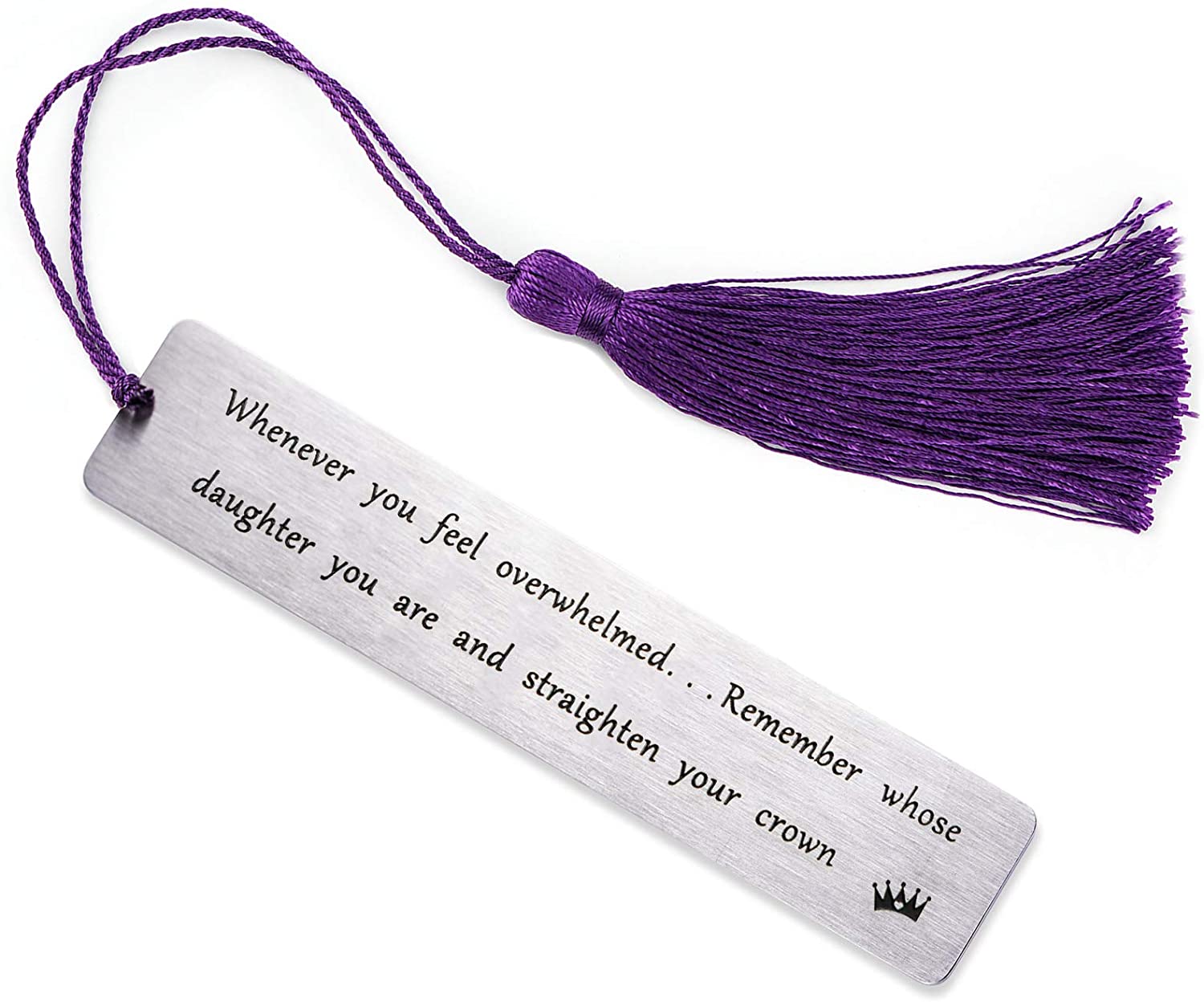 Whenever You Feel Overwhelmed Remember Whose Daughter Bookmark ...